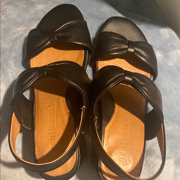 gentle souls | Shoes | Gentle Souls Black Sandals | Poshmark